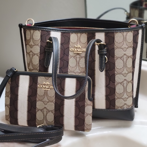 Coach | Bags | Coach Molly Mini Tote And Wristlet | Poshmark